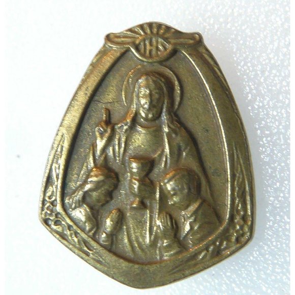 Accessories | Vintage Ihs Jesus Eucharist First Communion Pin | Poshmark